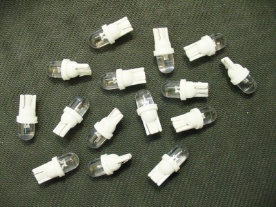 15 BRIGHT White LEDs Instrument Panel Dashboard Lights Bulbs Domes For ...