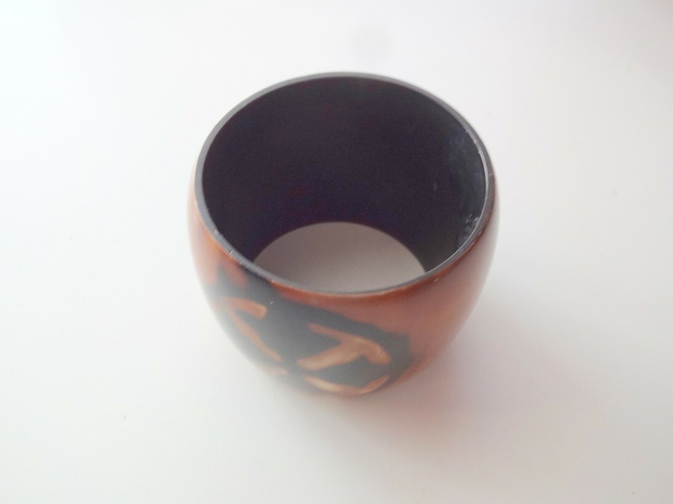 Vtg Stunning Monies Gerda Lynggaard Cotic Cross Horn Massive Bangle ...