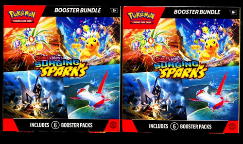 Pokemon TCG Scarlet & Violet Surging Sparks Booster Bundle - LOT OF 2 ...