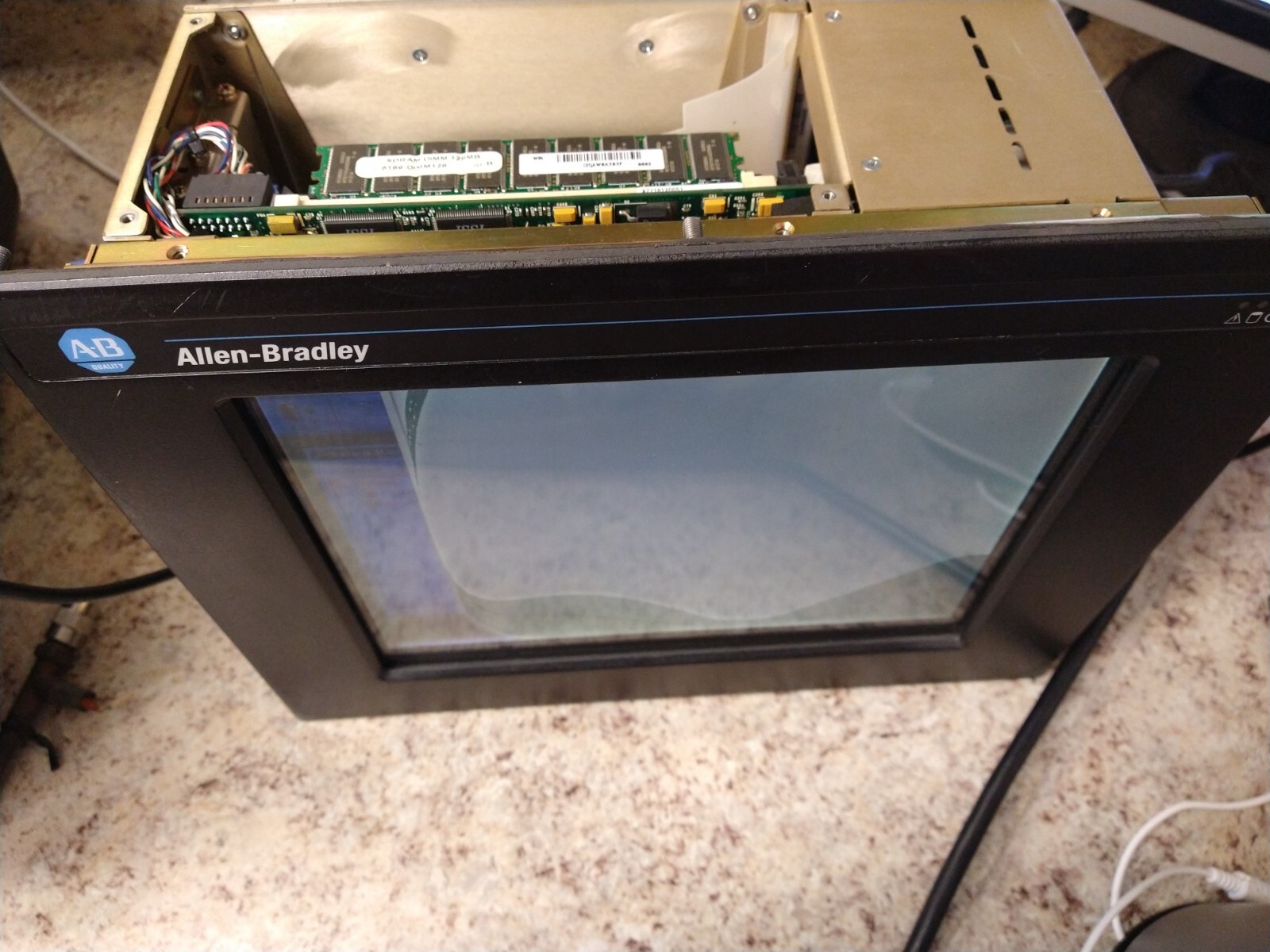 Used ALLEN-BRADLEY 6181-CHBCBBZZZ Ser B INDUSTRIAL FLAT PANEL COMPUTER ...