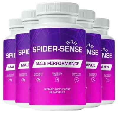 (5 Pack) Spider Sense Pills SpiderSense Supplement Max Strength (300 ...