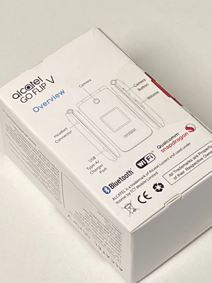 New Alcatel GO FLIP V 4051s Verizon Unlocked 4G LTE Camera Flip Phone ...