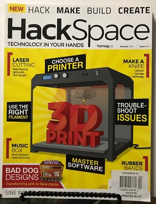 Hack Space 3D Print Choose Printer Troubleshoot January 2018 FREE ...