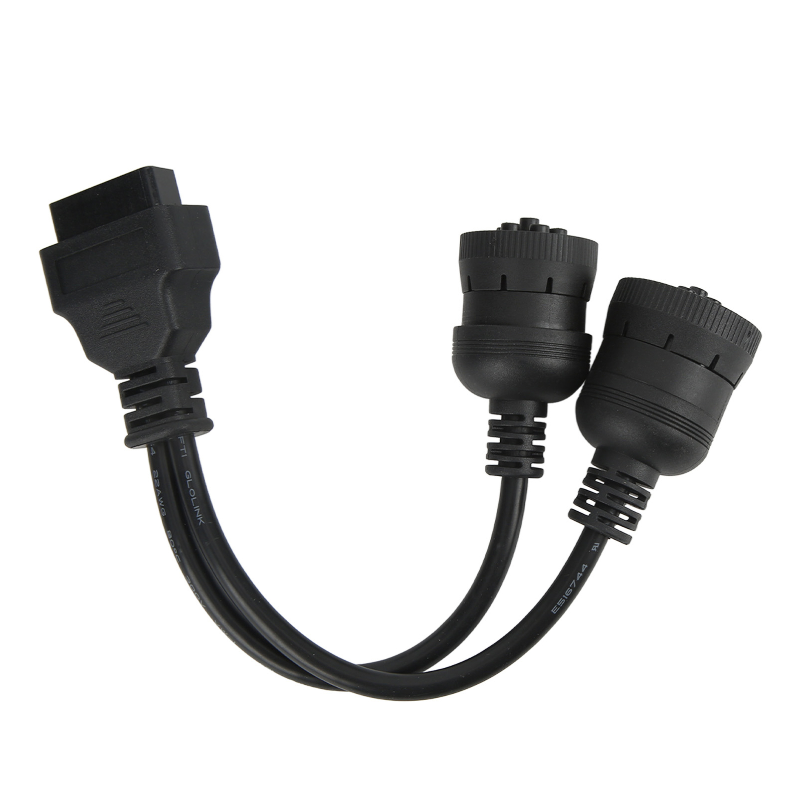 *J1708 6 Pin J1939 9 Pin-OBD2 16 Pin Female Adapter Diagnostic Y Cable ...