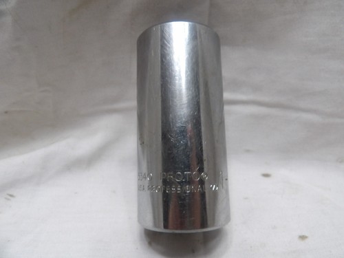 Proto 1/2" Drive 1-1/4" Deep Well Socket 5340 USA | eBay