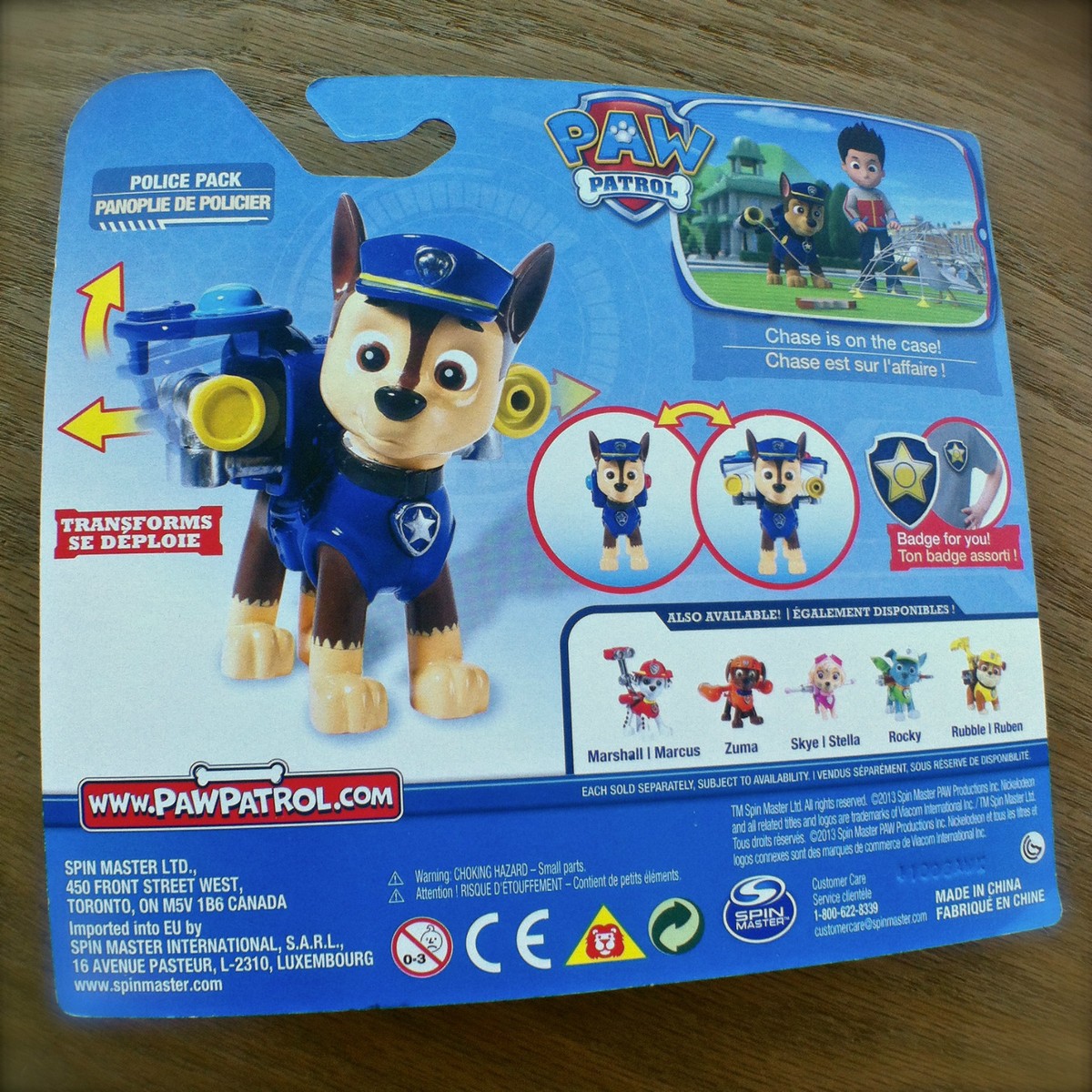 Paw Patrol Police Badges For Rubble Marshal And Chase