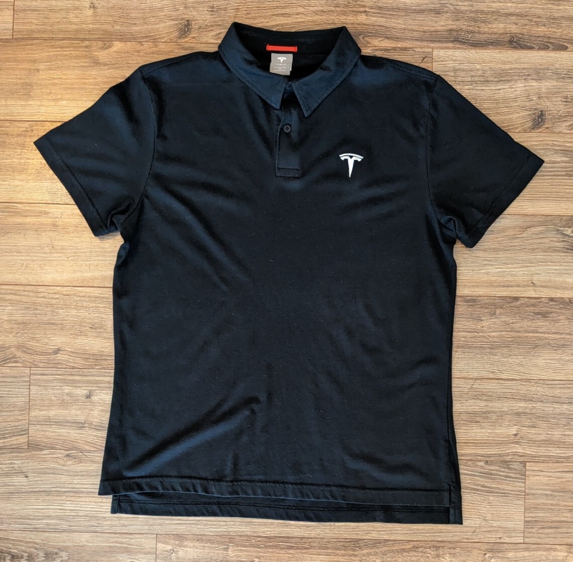 Tesla Officially Licensed Embroidered Logo Men's SS B… - Gem