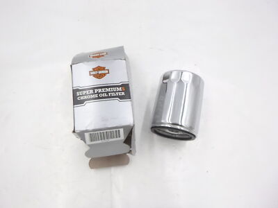 OEM Harley Davidson Chrome Oil Filter 62700297 For 1999-2017 Twin Cam ...