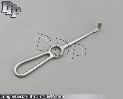 Langenbeck Retractor 11 x 50 mm Surgical Dental Maxillofacial Implant ...