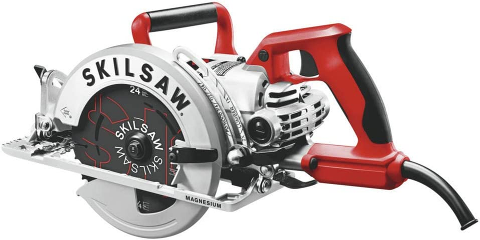 SKILSAW SPT77WML-01 15-Amp 7-1/4-Inch Lightweight Worm Drive Circular ...