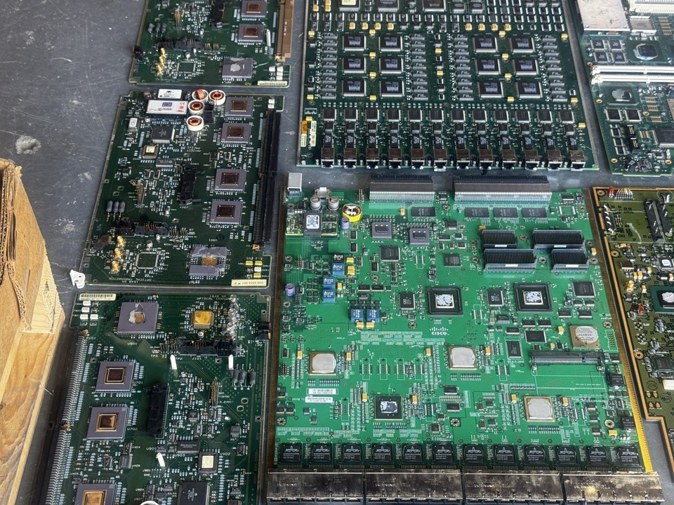 100 Lbs. of Vintage Telecom Boards High Grade Gold and Precious Metal ...