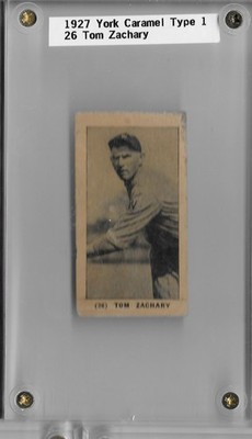 1927 E210 York Caramel Type 1 #26 Tom Zachary Washington Senators | eBay