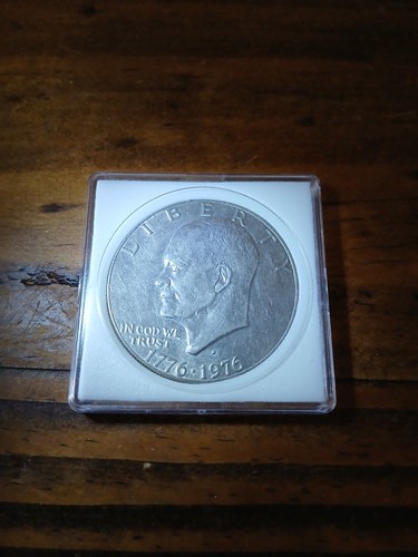 1776-1976 Eisenhower Liberty Bell Moon Silver One Dollar US ...