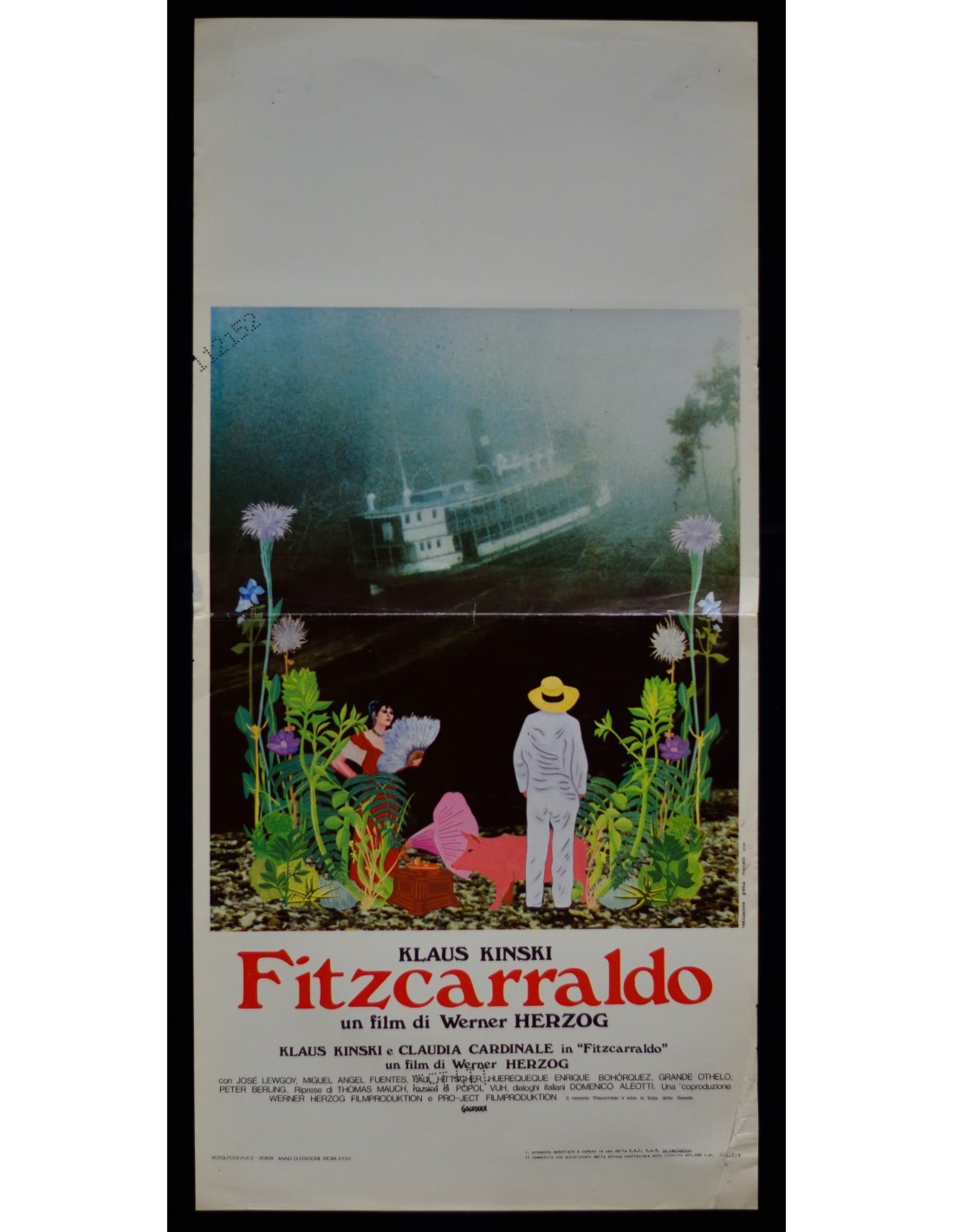 Fitzcarraldo Poster Klaus Kinski Cardinale Werner Herzog 1st Edition 1982 B359 | eBay