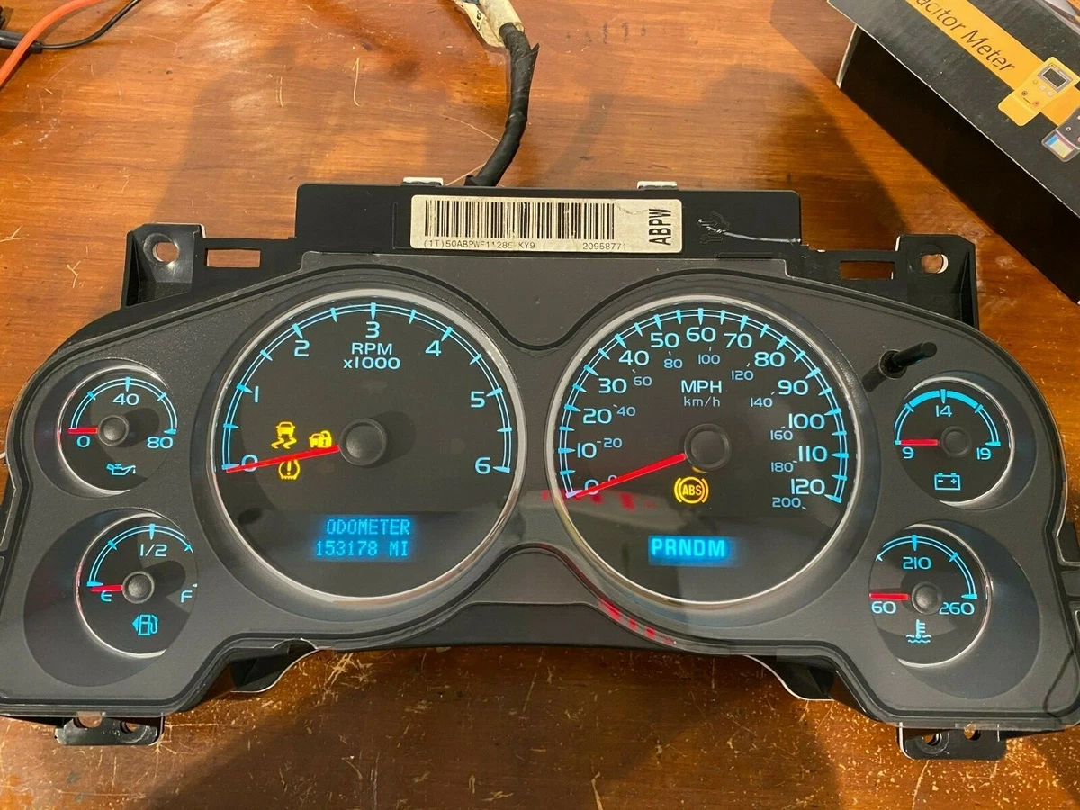 Chevy Tahoe Dashboard