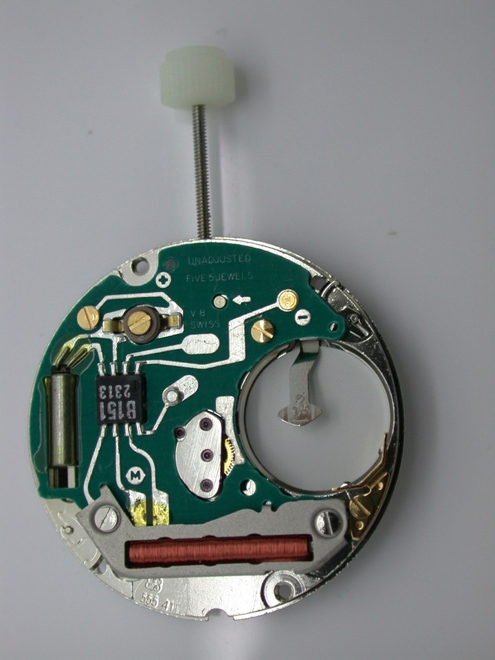 ETA 555.411 WATCH MOVEMENT - 555.411 COMES TESTED WITH NEW BATTERY | eBay