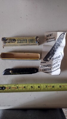 Vintage CONRAD Retractable Razor Utility Knife Box Cutter | eBay