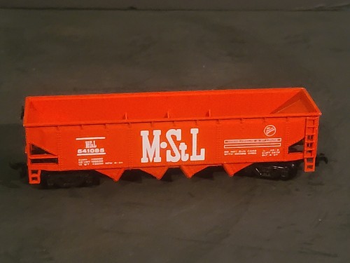 Bachmann 541085 M-StL Gravel Hopper Car Red HO Scale Train Car | eBay