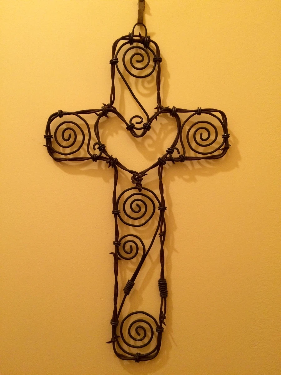 Barb Wire Cross Drawing