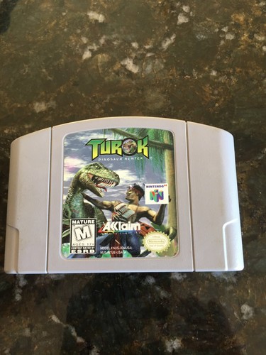 Turok Dinosaur Hunter Nintendo 64 N64 Original Authentic Genuine Game ...