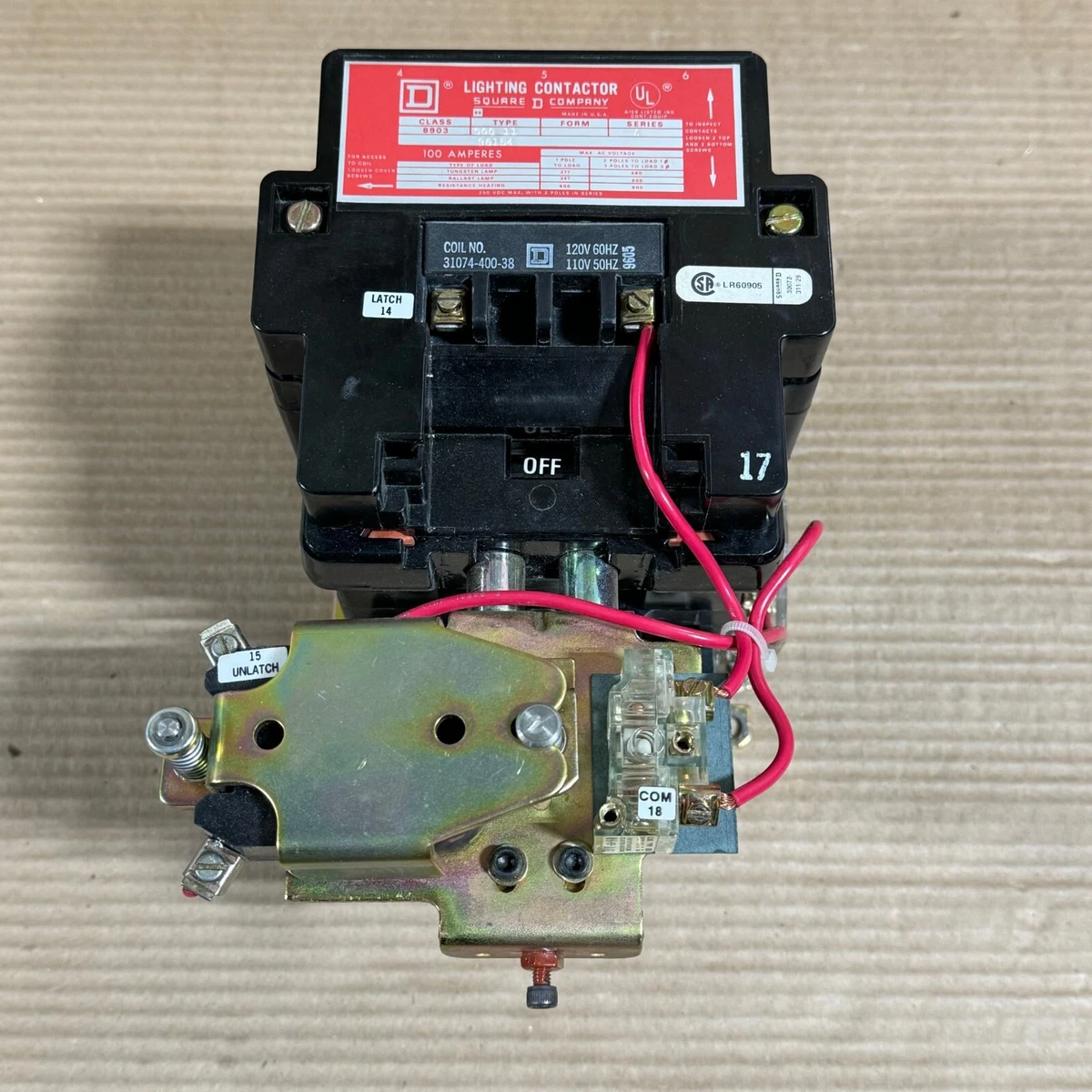 Square D 100 Amp Lighting Contactor Class 8903 Type S | Shelly Lighting