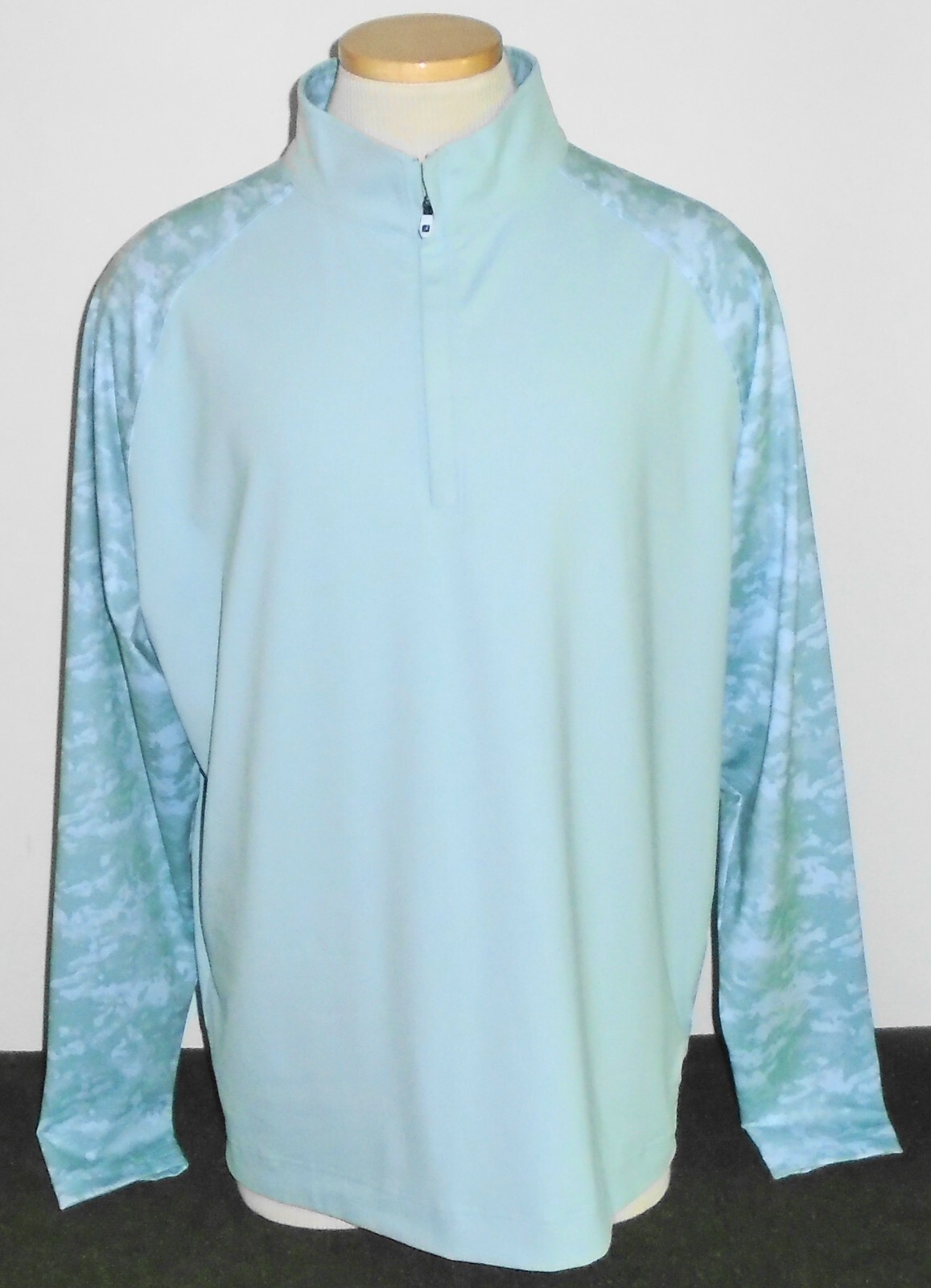 Footjoy Camo Color Block Midlayer Golf Pullover Moss XL 30130 Light ...
