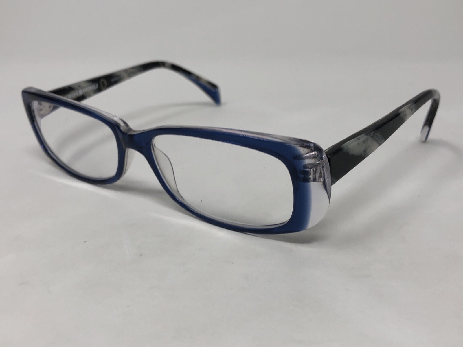 MIKLI MIKLI ML1261 C00L Eyeglasses Frame 55-16-135 Blue Crystal/Marble ...