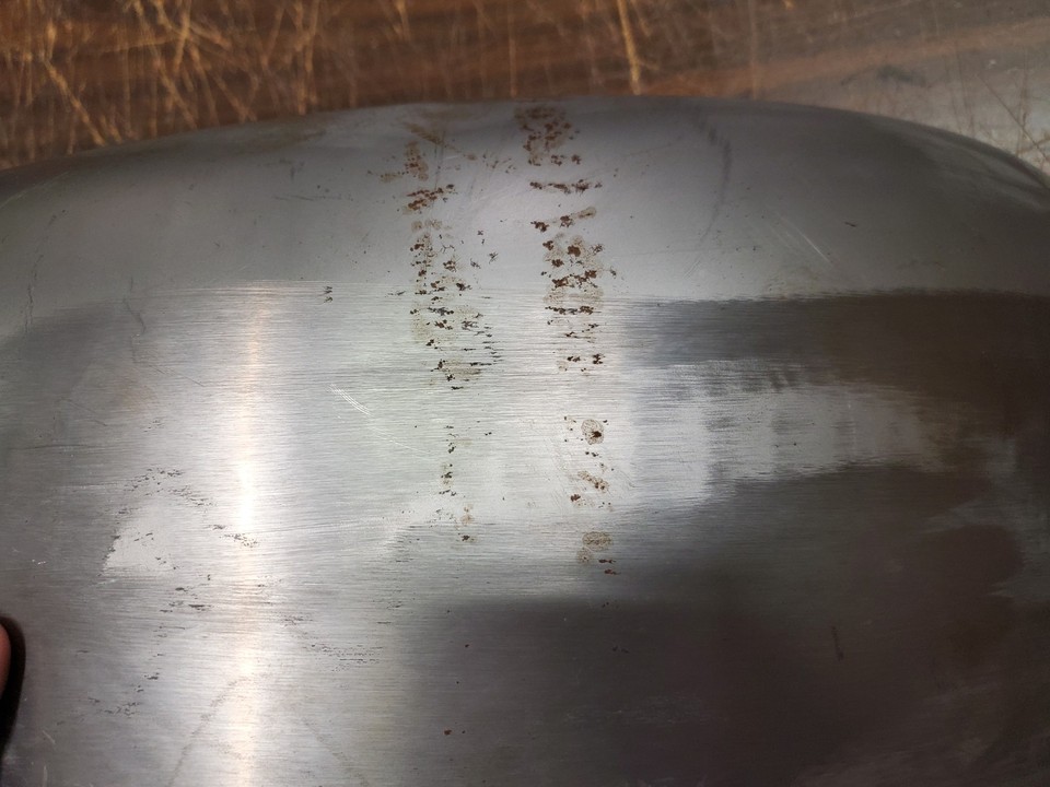 11" Wide Steel Round Top Rear Motorcycle Fender Harley-Davidson Custom ...