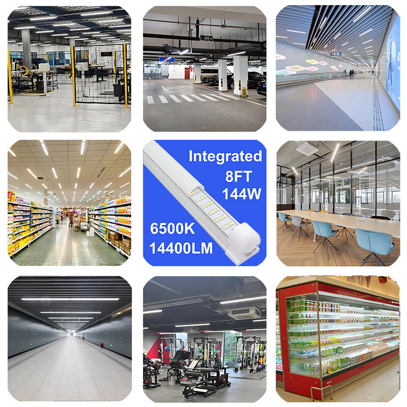 25 Pack T8 Integrated Led Tube Light 96 inch 144W 18000Lm 6500K 8Ft ...