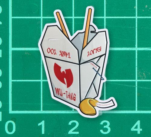 Wu-Tang Takeout Sticker Decal chinese wutang | eBay
