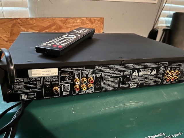 Used Denon DVD-1920 DVD Player HDMI Audio CD Player DCDI MP3 WMA With ...