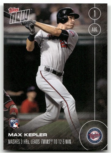 Max Kepler 2016 Topps NOW MASHES 3HRs #304 RC ROOKIE LOW 389 PRINT ...