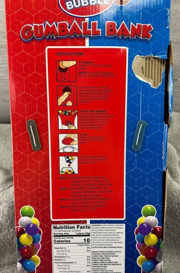 Giant Dubble Bubble Gumball Machine