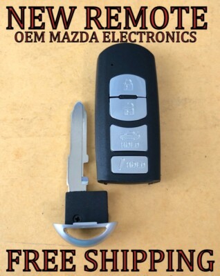 NEW W/ OEM ELECTRONICS MAZDA 3 SMART KEY PROXIMITY REMOTE FOB ...