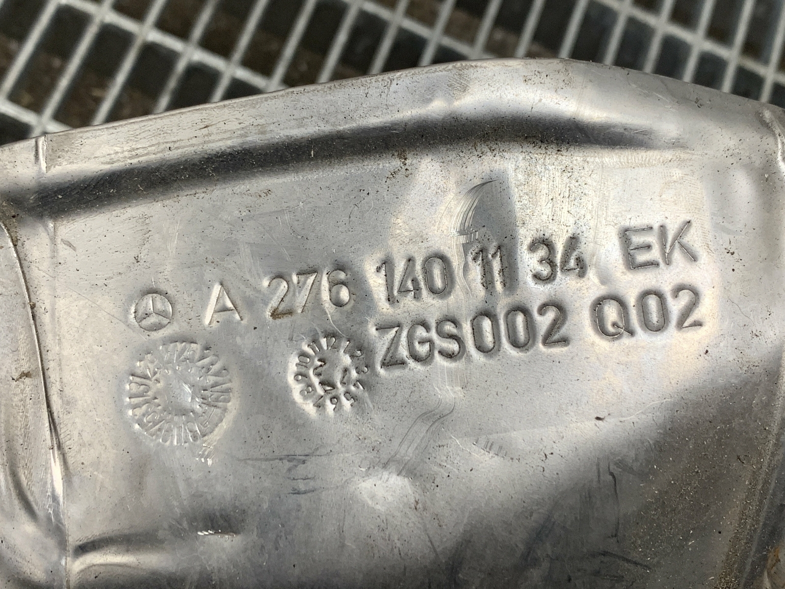 2013 MERCEDES-BENZ M W166 ML 350 Heat Protection A2761401134 3.50 ...