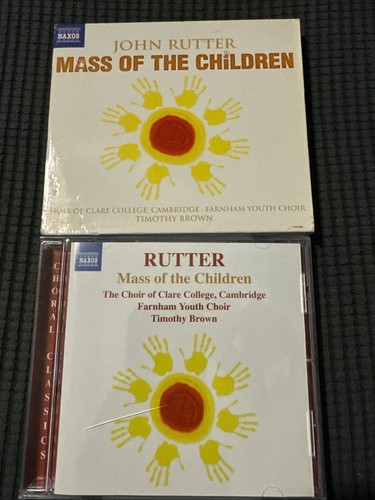 John Rutter-Mass Of The Children+ CD Naxos English Sacred Choral ...