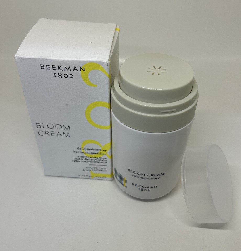 Beekman 1802 Bloom Cream Probiotic Moisturizer Cream Goat Milk 3.38 oz ...