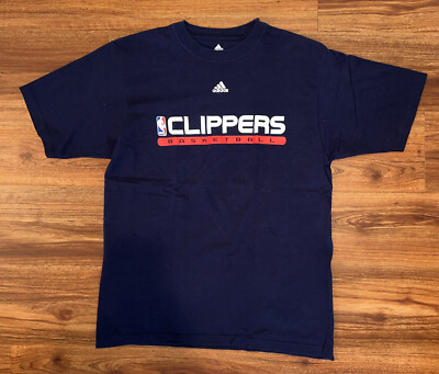Adidas Los Angeles Clippers T-Shirt Blue Mens Size Medium M Lob City ...