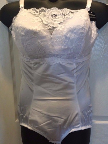 Instant Shaping Black/White Lace Front Body Shaper All in One Girdle ...