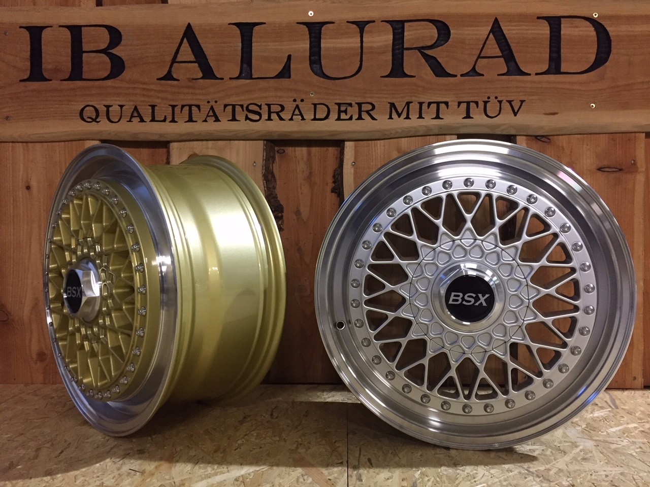 IB ALURAD BSX Klassik Lip Felgen 7x17 für VW Corrado Über SA BMW E30 ...