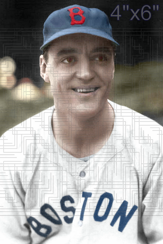 Otey Clark - 1945 Boston Red Sox - choose a style - colorized print | eBay