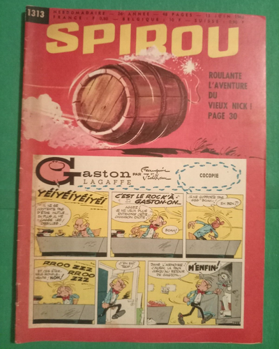 FASCICULE SPIROU N 1313 TBE AVEC son mini recit | eBay