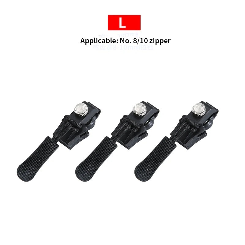3/6/12Pcs Universal Zipper Repair Kit Detachable Zipper Head ...