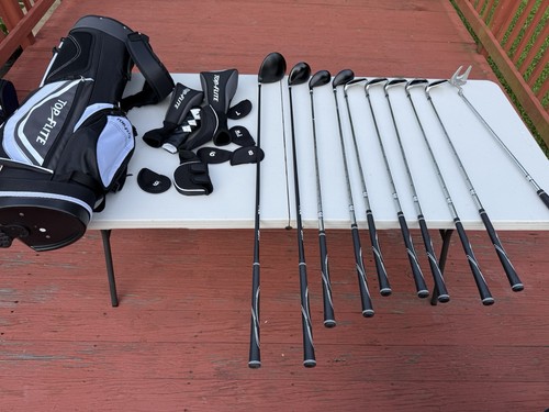 New Top-Flite Complete Set (Graphite/Steel)-Black/Grey Beginner Left ...