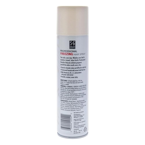 Salon Grafix Mega Hold Professional Freezing Hair Spray, 10 Ounces ...