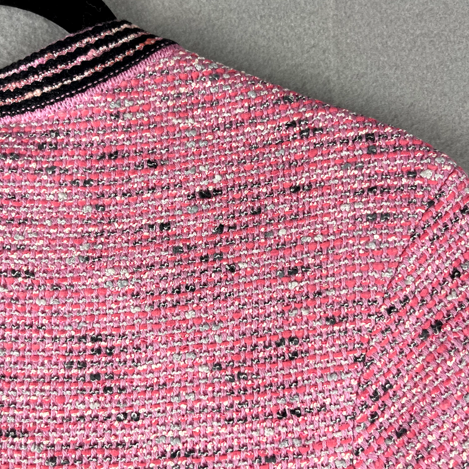 St John For Mary Kay Long Tweed Jacket Womens 0 Pink Wool Old Money ...