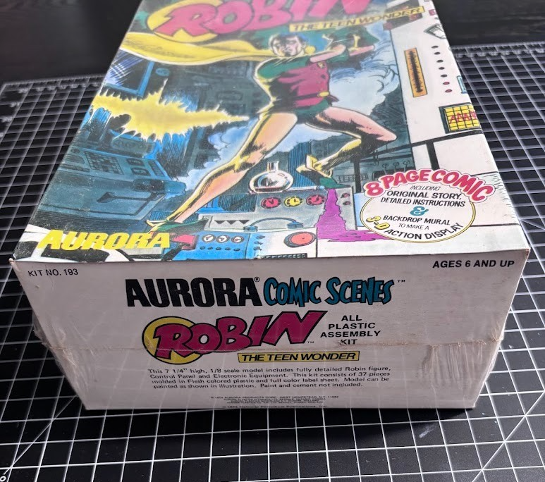 AURORA COMIC SCENES RARE NICE VINTAGE ORIGINAL 1974 SEALED ROBIN #193 MODEL KIT | eBay