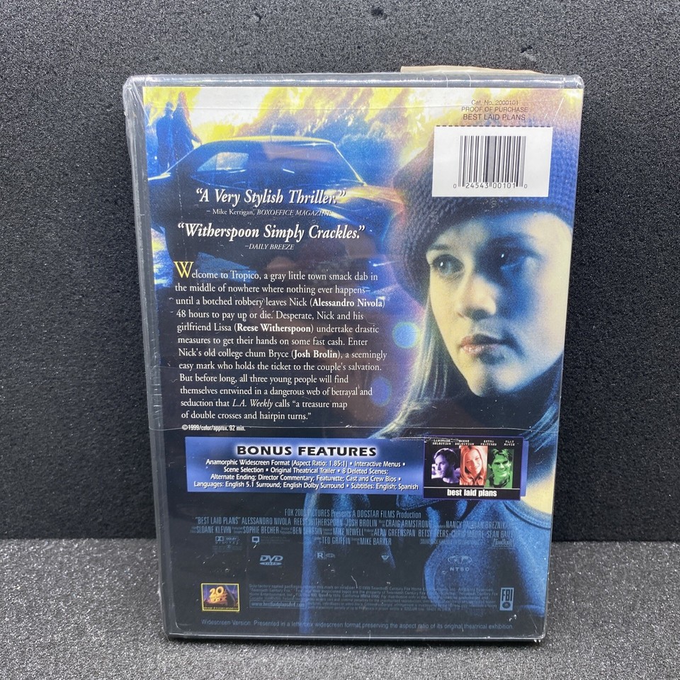 Best Laid Plans (DVD, 2000, Special Edition) *Brand New* 24543001010| eBay