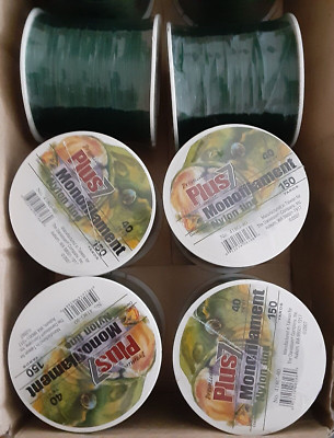 6x lot of 6 spools Danielson Premium Plus 7 Mono Line 150 Yards 40lb | eBay