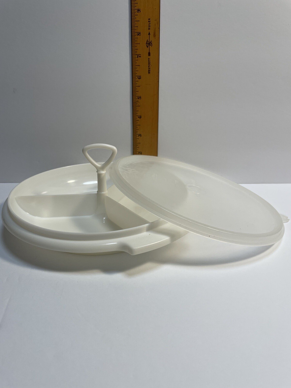 Vintage Tupperware Relish Tray 3 Compartment Picnic Excellent 229-1 USA ...